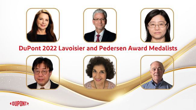 DuPont Names 2022 Lavoisier and Pedersen Award Medalists | DuPont