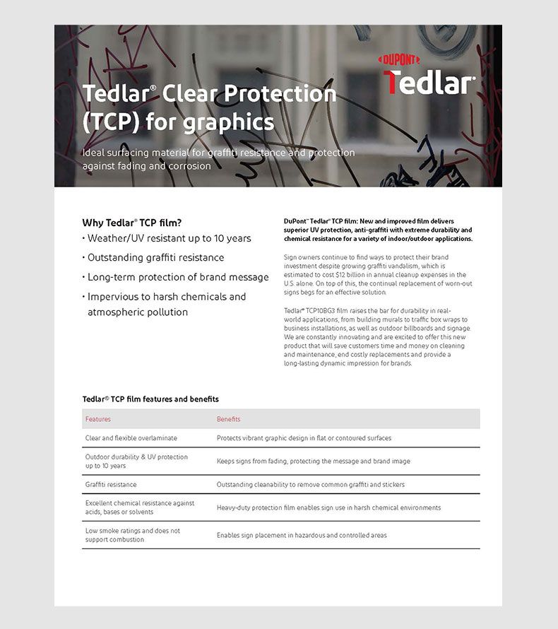 Easy-to-Clean Durable Surface Finishes for Graphic Signage | DuPont ...